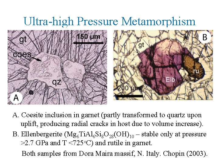 Chapter 25 Metamorphic Facies and Metamorphosed Mafic Rocks