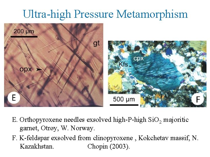 Chapter 25 Metamorphic Facies and Metamorphosed Mafic Rocks