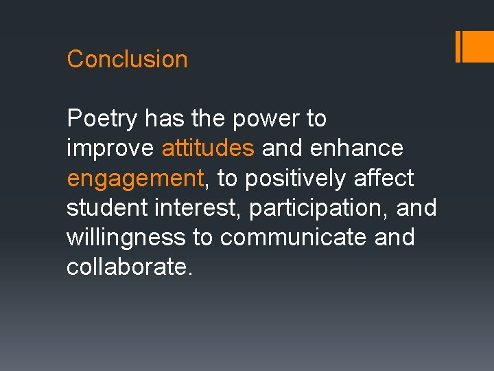 About This Paper An inquiry into how poetry