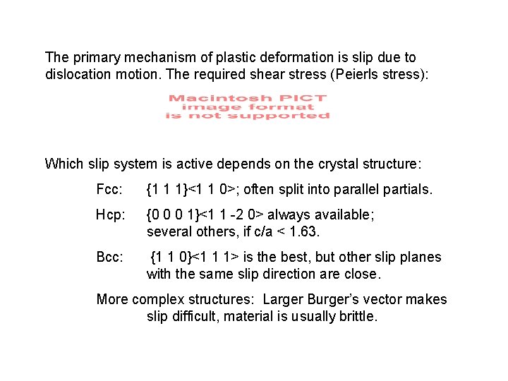 Lecture 22 The mechanism of plastic deformation part