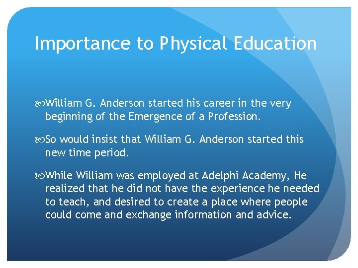 William Gilbert Anderson Presented by Kourtni Anderson Early