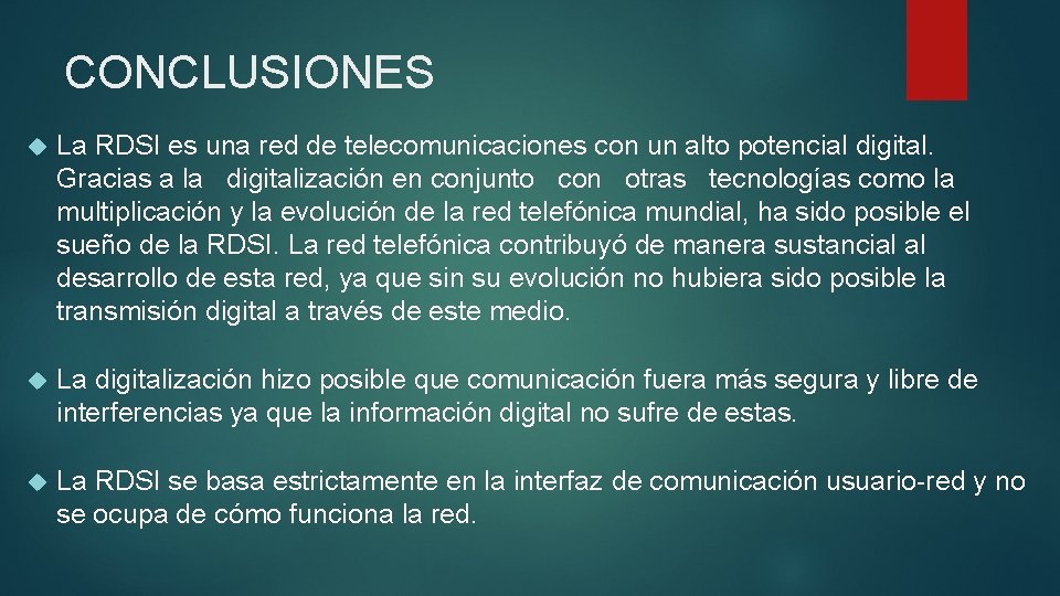 RED DIGITAL DE SERVICIOS INTEGRADOS RDSI DEFINICION La