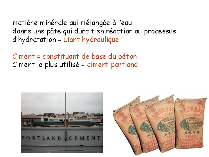 Ciment et Bton Le ciment Historique CIMENT latin