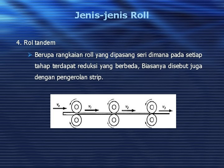 ROLLING 1 ROLLING Definisi Perubahan ketebalan benda kerja