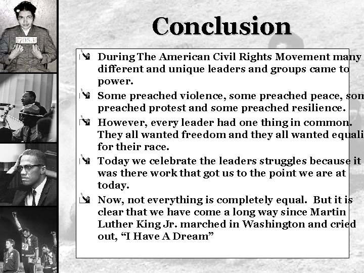 Leaders Of The Civil Rights Movement Essential Question