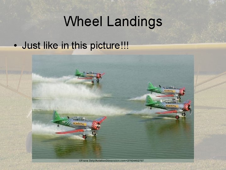 Tailwheel Ground School Tonights Overview Basic Tailwheel Aerodynamics