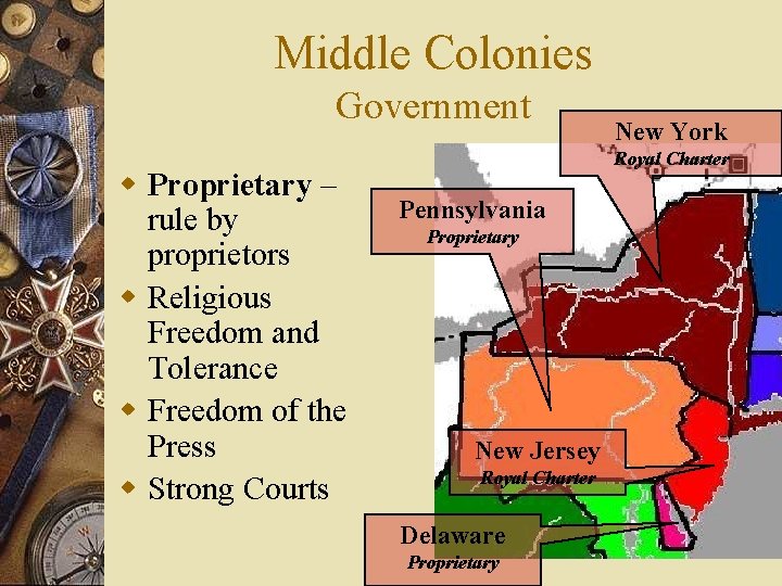 Colonial Regions Environment Culture and Government But first