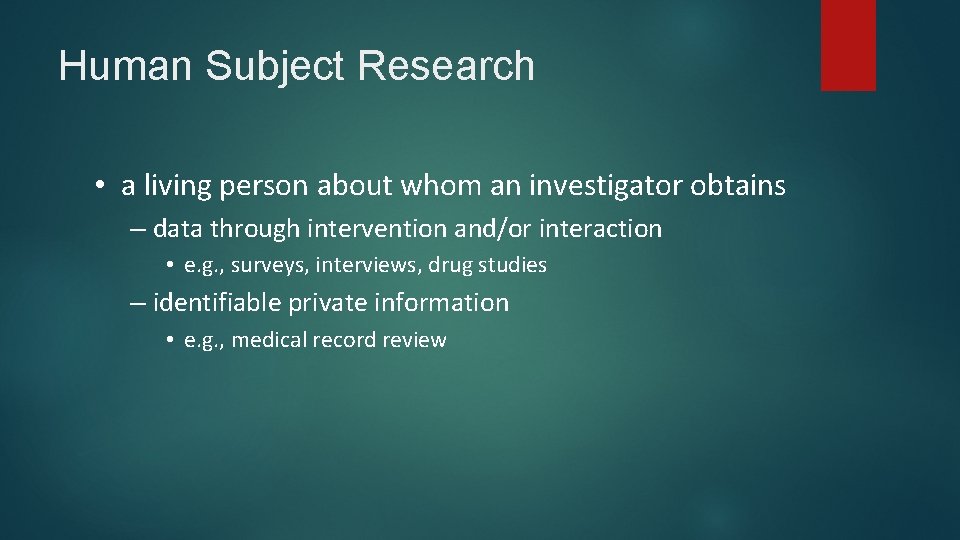 Human Subject Research and JITs CAT SUTHERLAND ASSISTANT