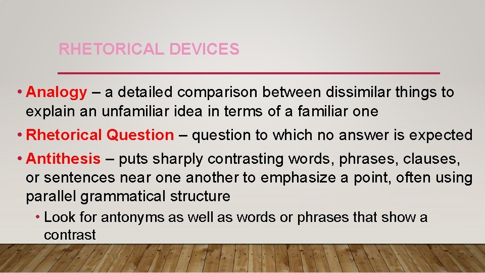 PINK THINK What is the central idea of