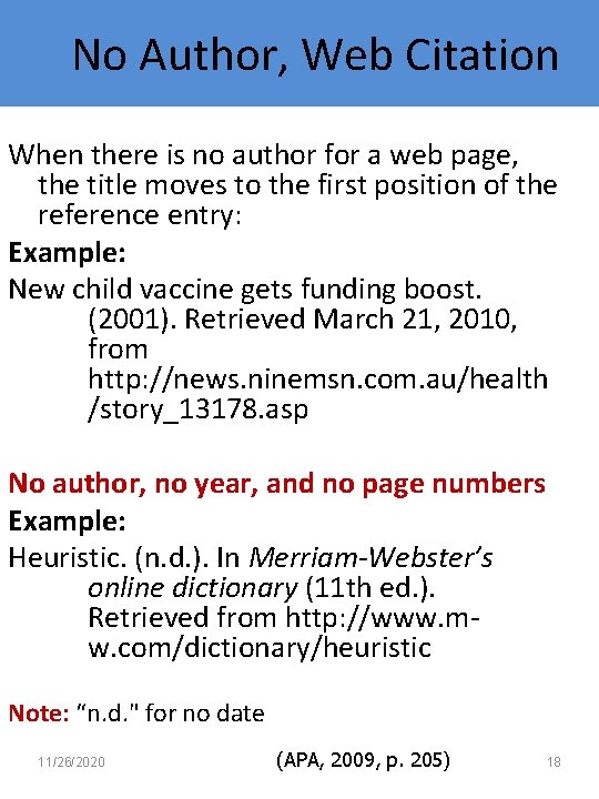 How To Cite A Website With No Author Or Date Apa How To Cite A Web Site In Apa With No Author 