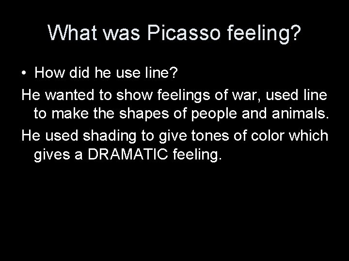 Lines and Meaning Melissa Kennedy Pablo PicassoGuernica 1937