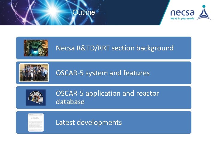 Reactor simulation and design The Necsa OSCAR5 system