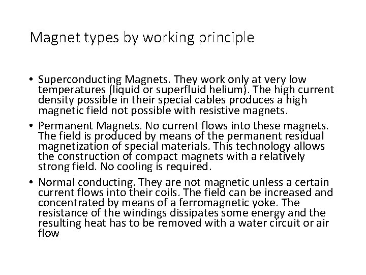 Normal Conducting magnets for particle accelerators Part I