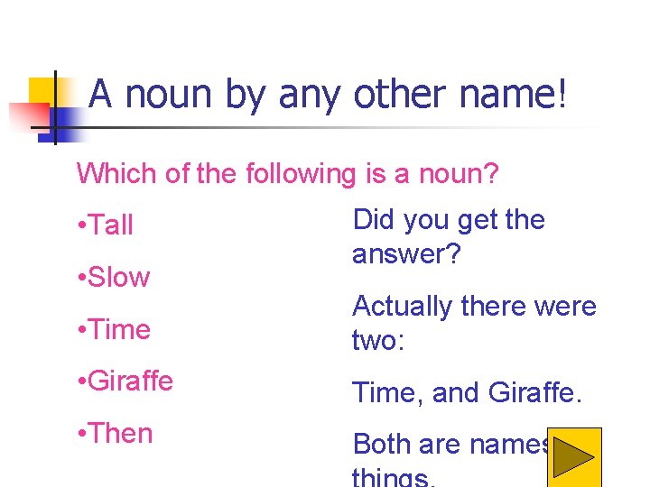 English in use By mark Preview Main types