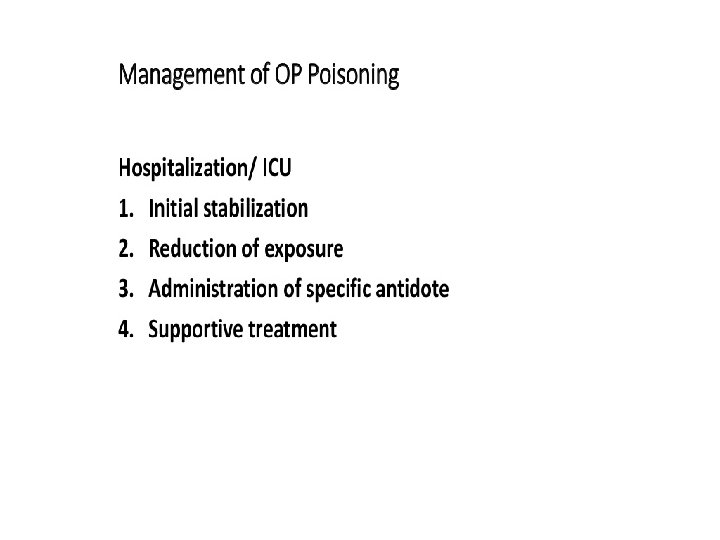 Organophosphates POISONING Organophosphates Mechanism of Toxicity ...