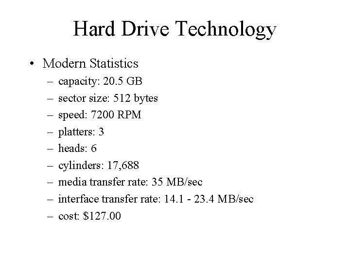 Disk Basics CS 537 Introduction to Operating Systems