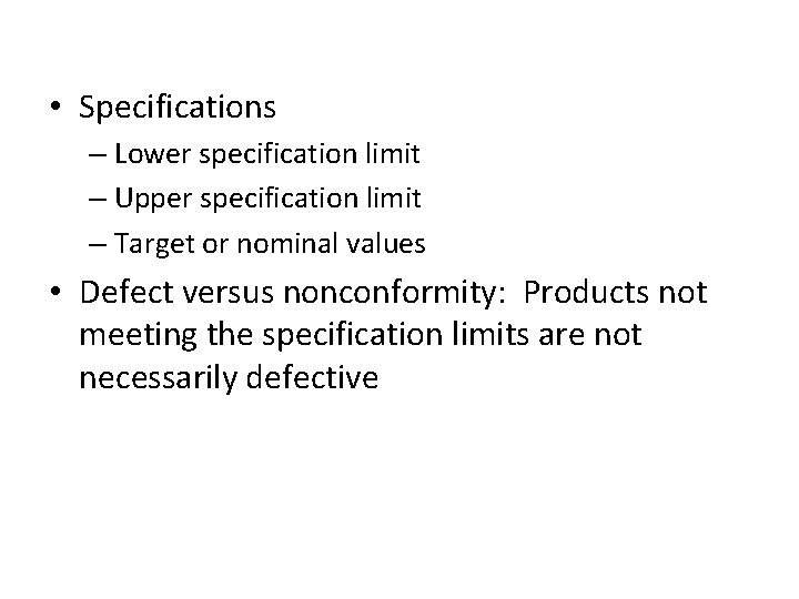 Reliability and Quality Control ESE 405 Professor Paul