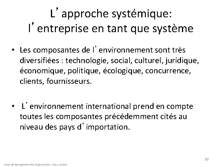 Le Management des organisations Thories et pratiques dans