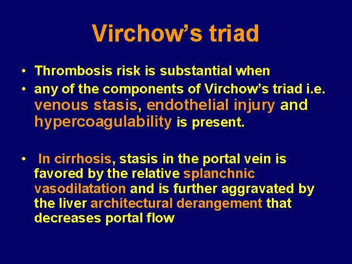 PORTAL VEIN THROMBOSIS ANTICOAGULANT YES AND NO Dr