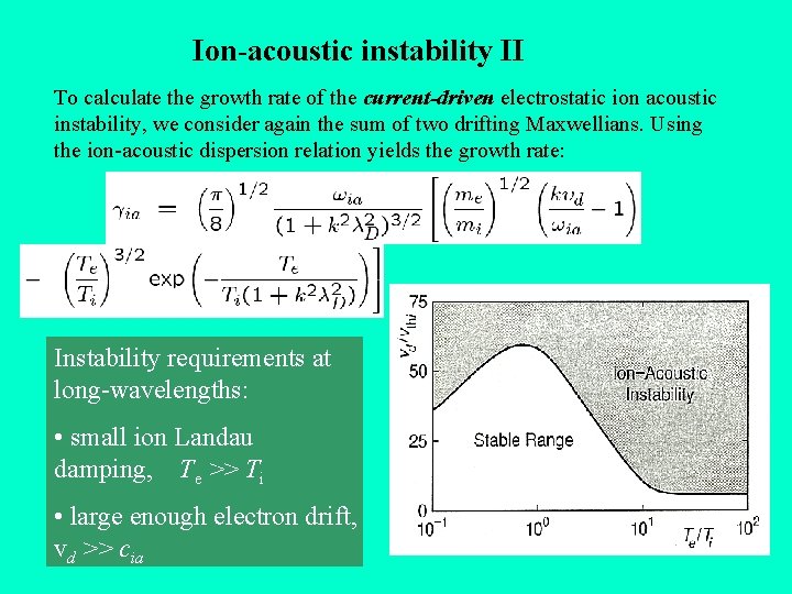 Kinetic plasma microinstabilities Gentle beam instability Ion and