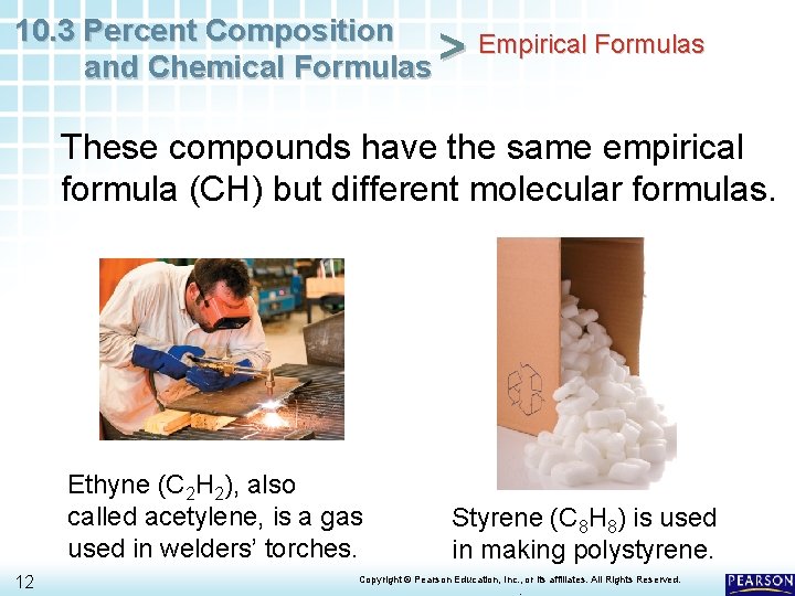10 3 Percent Composition and Chemical Formulas Chapter