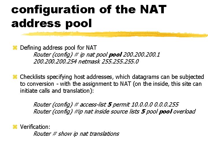 Computer Networks Lab Materials Part 4 NAT IPv