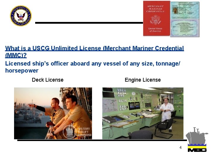 STRATEGIC SEALIFT OFFICER PROGRAM SSOP Brief Overview for