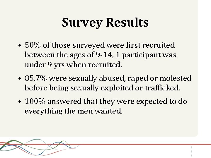 Sexual Exploitation and Trafficking of Aboriginal Women and