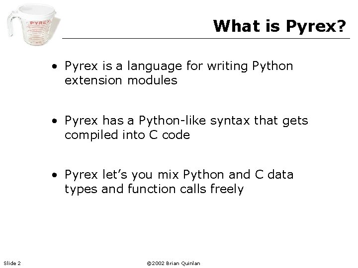 What is pyrex - feedpassa