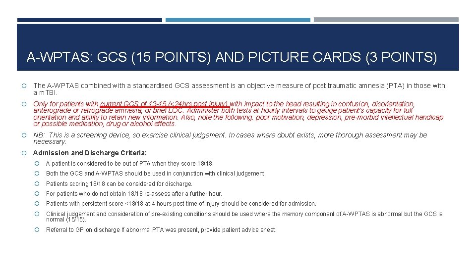 ED REHAB TBI DR SIMON MOSALSKI REHABILITATION STAFF