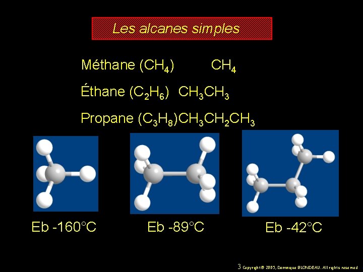 10 Les Alcanes ou composs aliphatiques 1 Copyright