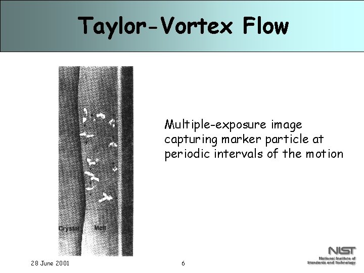 TaylorCouette Instabilities with a CrystalMelt Interface Jeff Mc