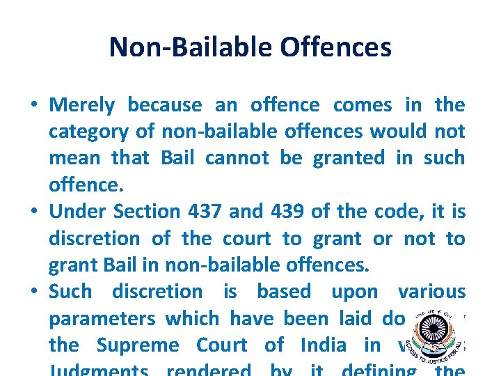LAW RELATING TO BAILS PRESENTATION BY RAJASTHAN STATE
