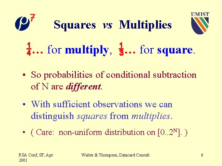 Distinguishing Exponent Digits by Observing Modular Subtractions Colin
