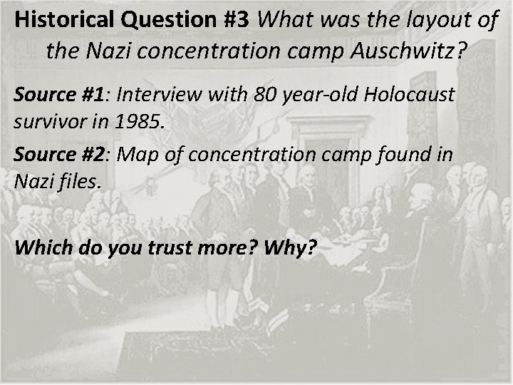 Historical Thinking Historical Thinking What is History History