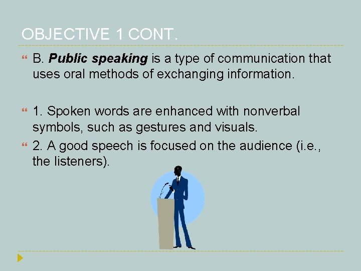 Developing Effective Speaking Techniques Interest Approach One Show