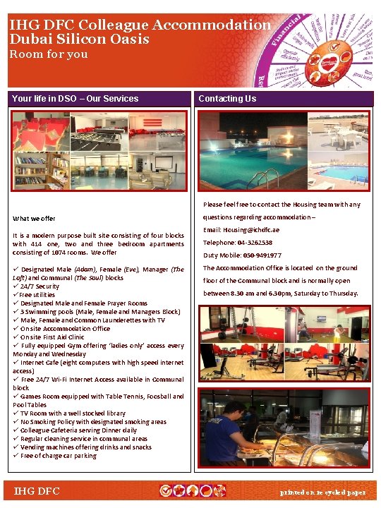 IHG DFC Colleague Accommodation Dubai Silicon Oasis Room