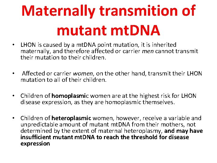 Leber hereditary optic neuropathy LHON By Dr Bita