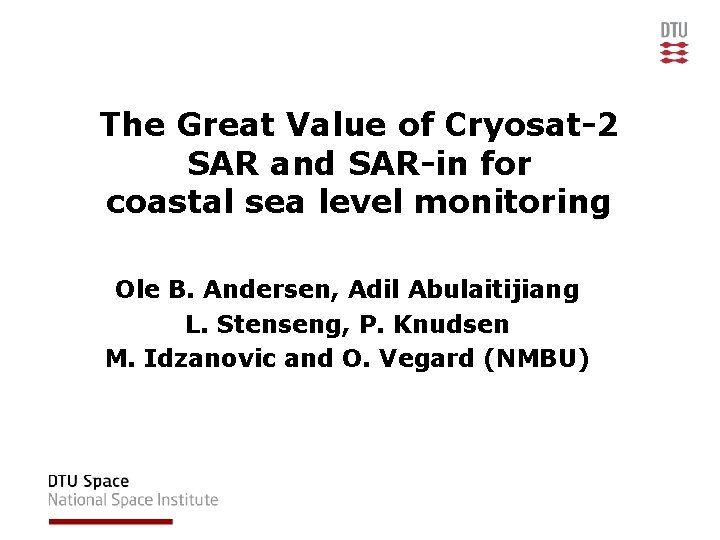 The Great Value of Cryosat2 SAR and SARin