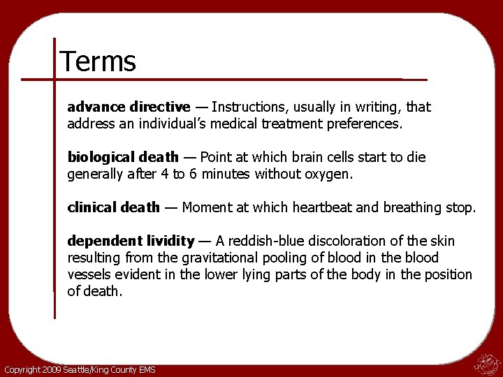Overview of CBT 931 Death and Dying Complete