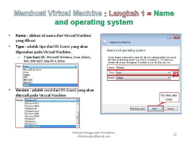 Panduan Penggunaan Oracle VM Virtual Box Victor Tengker