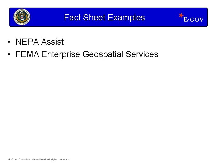Geospatial Line of Business GeoEnabled Business Work Group