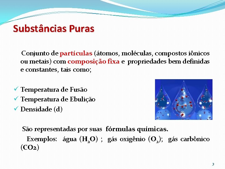 O conceito de substncia tomos molculas substncias simples