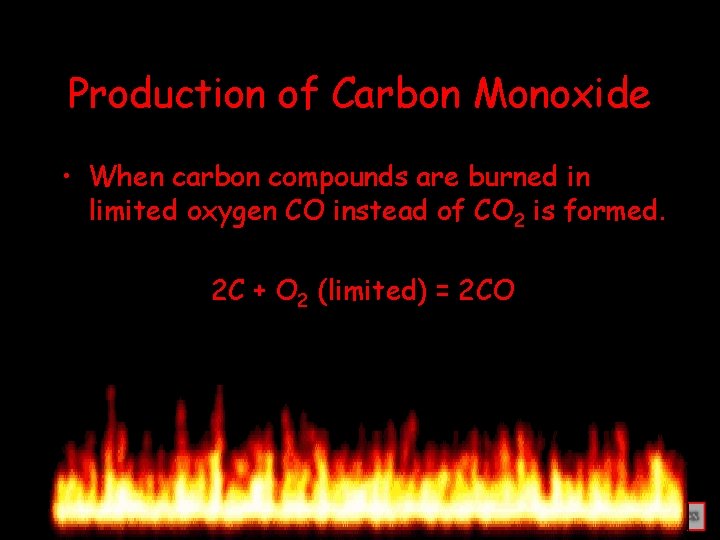 Facts for life Carbon Monoxide Poisoning Properties of