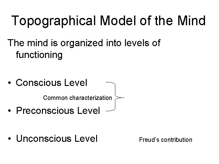 Chapter Eight The Psychoanalytic Perspective Basic Themes Conflict