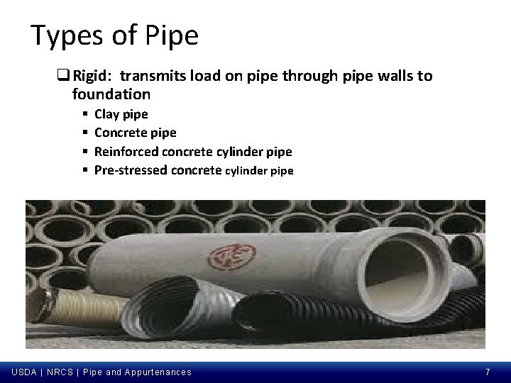 Natural Resources Conservation Service Construction Inspection for Field