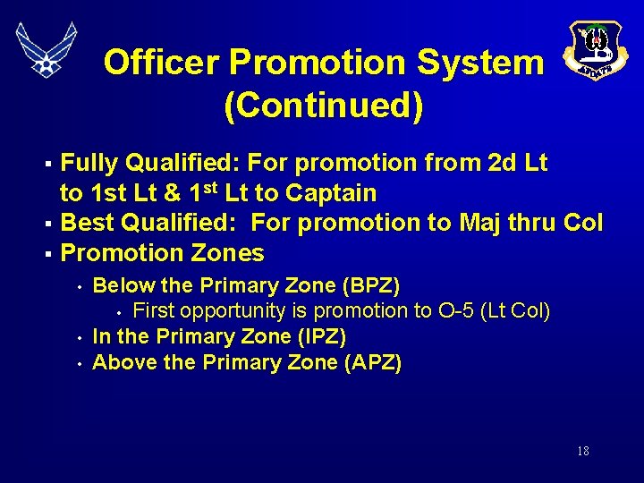Officer Evaluation System 1 Overview Elements of the