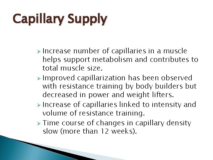 Adaptations to Resistance Training Physiological Aspects of Human