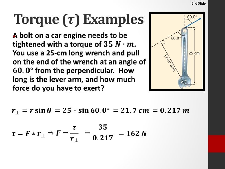 Torque Equilibrium AP Physics End Slide Pivot Point