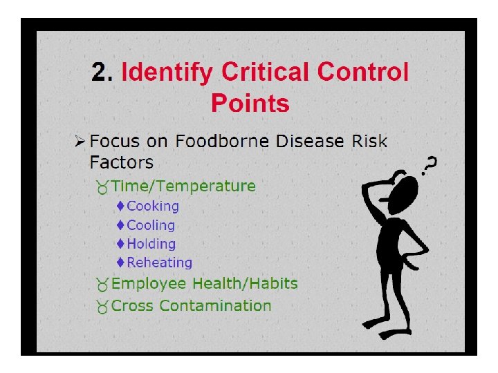 Introduction to HACCP Hazards Analysis Critical Control Point